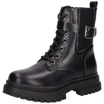 Claudia Ghizzani Schnür Boots in schwarz