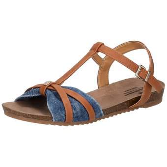 Mustang Sandale in blau ️ | Schuhcenter.de