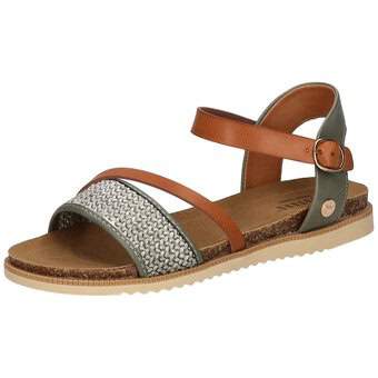Mustang Sandale in grün ️ | Schuhcenter.de