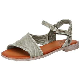 Mustang Sandale in grün ️ | Schuhcenter.de
