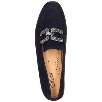 Gabor Slipper in blau ️ | Schuhcenter.de